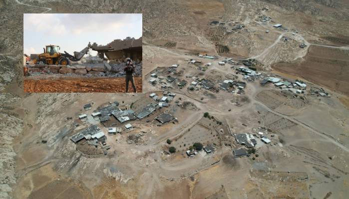 Tentera Israel bertindak kejam merobohkan struktur kediaman, bangsal ...