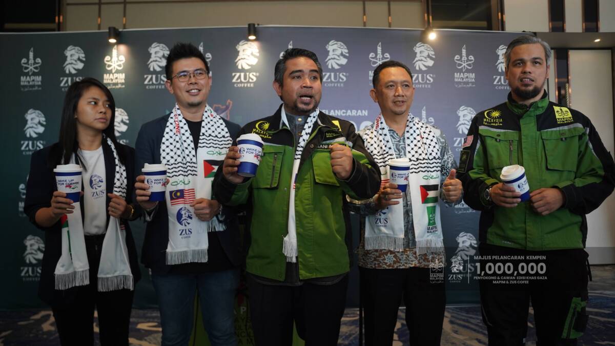 MAPIM dan ZUS Coffee kerjasama jayakan Kempen 1,000,000 Penyokong & Cawan Edisi Khas Gaza ...