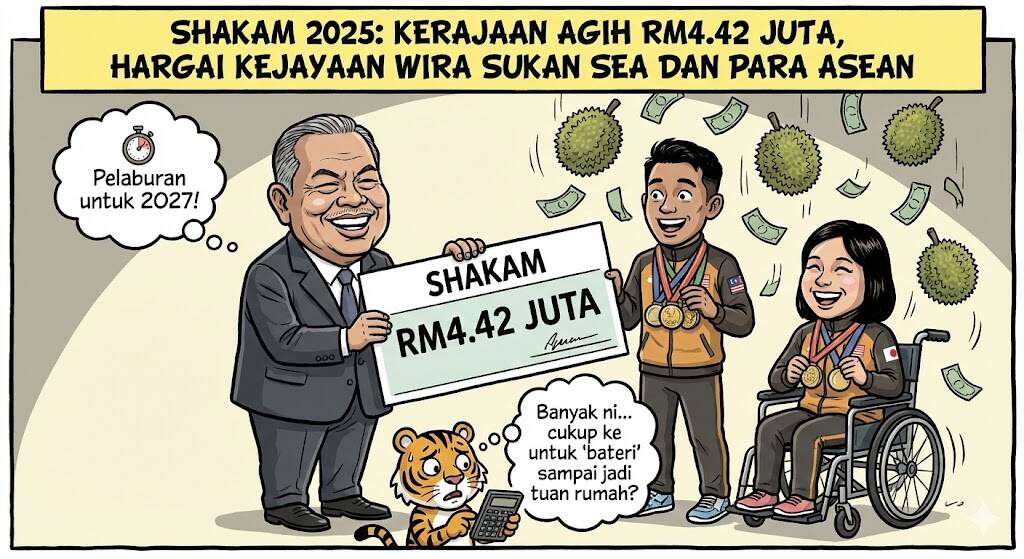 SHAKAM 2025: Kerajaan Agih RM4.42 Juta, Hargai Kejayaan Wira Sukan SEA ...